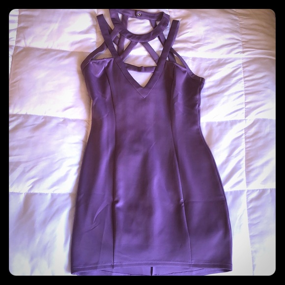 Tobi | Dresses | Sexy Lavender Tobi Bodycon Caged Mini Dress | Poshmark